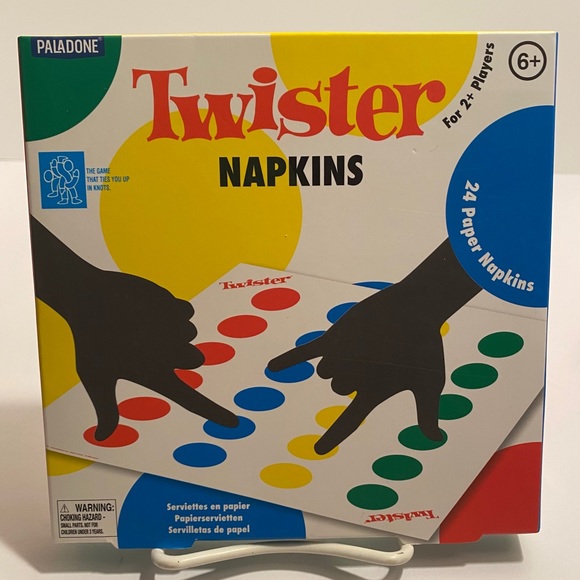 Paladone | Games | Twister Napkins Game By Hasbroincludes 24 Napkins ...